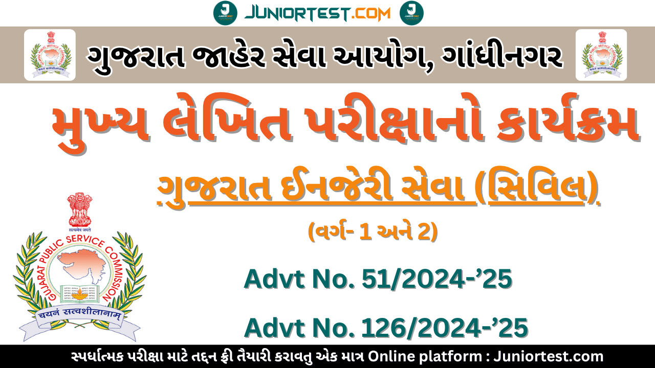 State Tax Inspector Syllabus (Main) | GPSC 2024-25