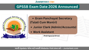GPSSB Exam Date 2026 Announced