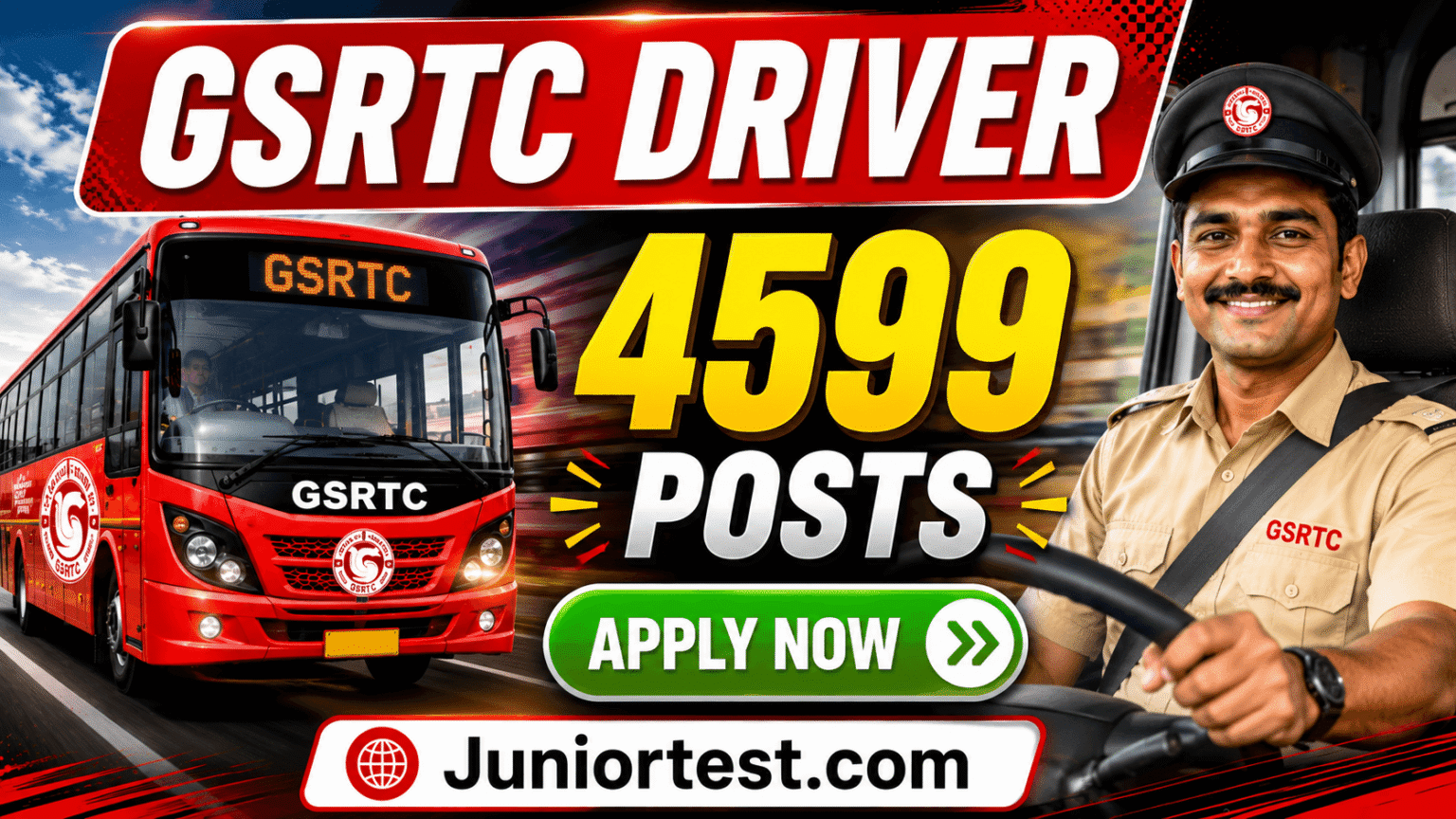 GSRTC Driver Recruitment 2026