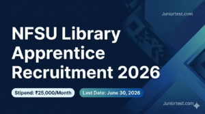 NFSU Library Apprentice Recruitment 2026